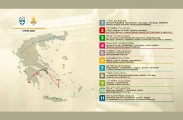 Παρίσι 2024: Η επίσημη διαδρομή της Ολυμπιακής Φλόγας στην Πελοπόννησο ...